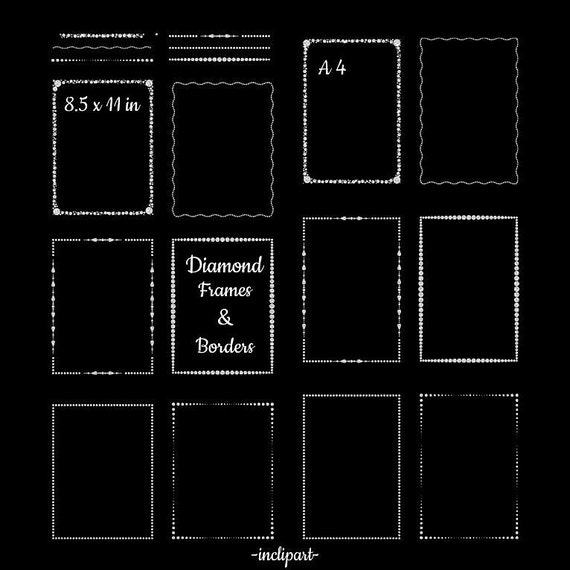 Rhinestone Page Border