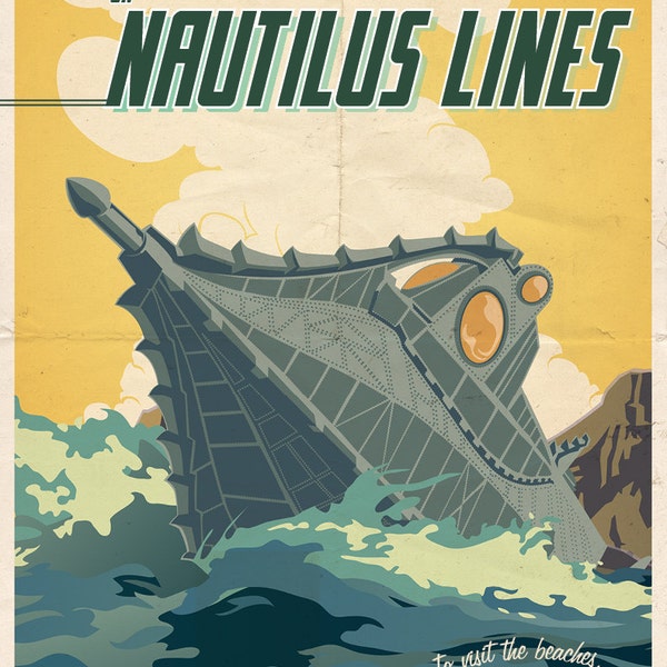 Nautilus Poster - Etsy