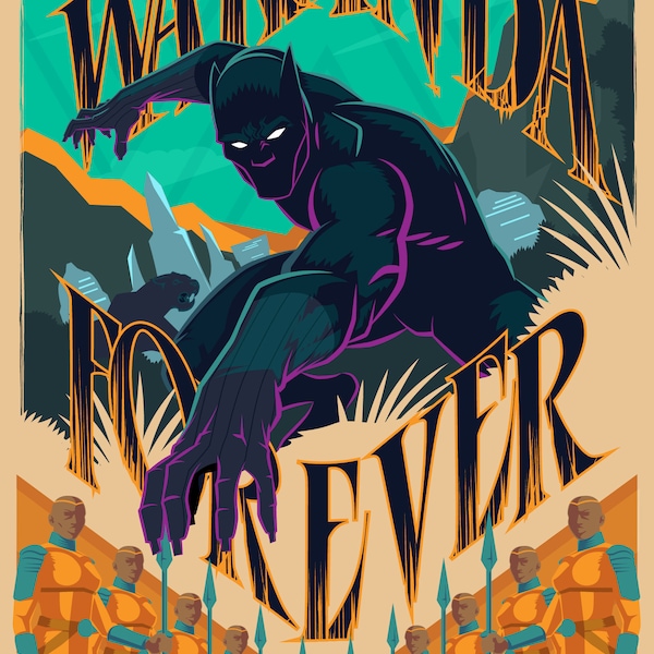 Wakanda Poster - Etsy