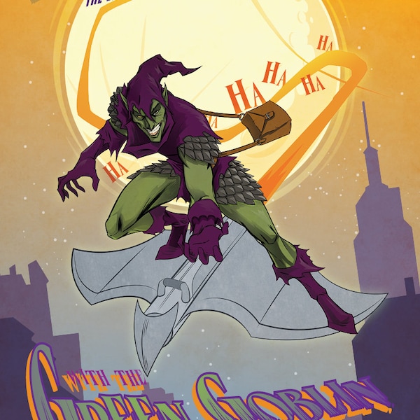 Spiderman and Green Goblin Poster - Etsy