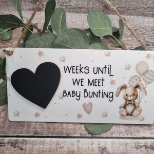 Baby Countdown, Weeks Until We Become Parents, Baby Gift, Baby Shower ...
