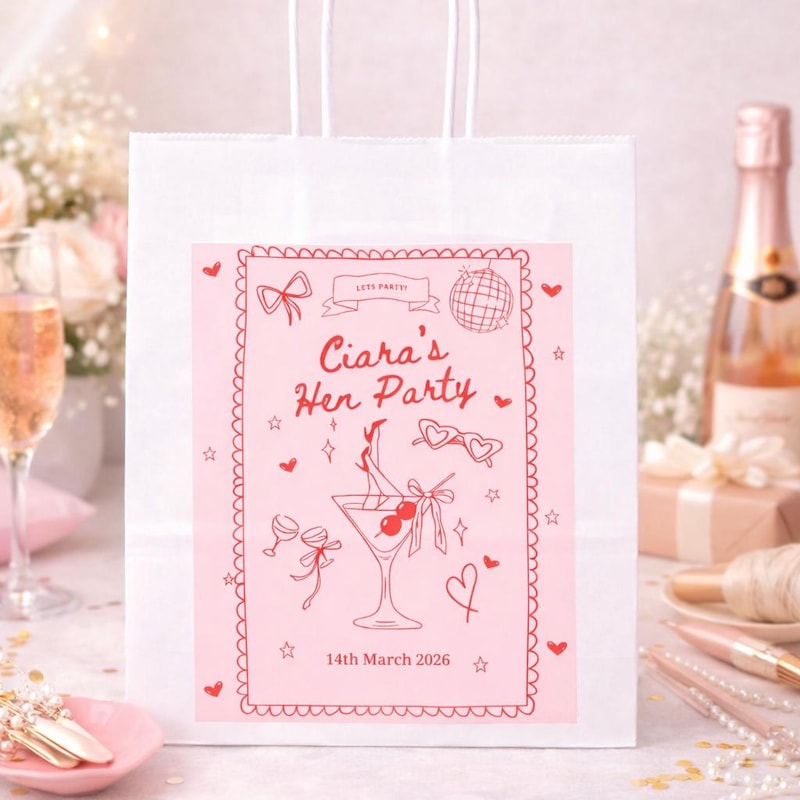 Paris Hen Party Bags - Etsy UK