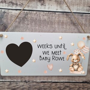 Baby Countdown, Weeks Until We Become Parents, Baby Gift, Baby Shower ...