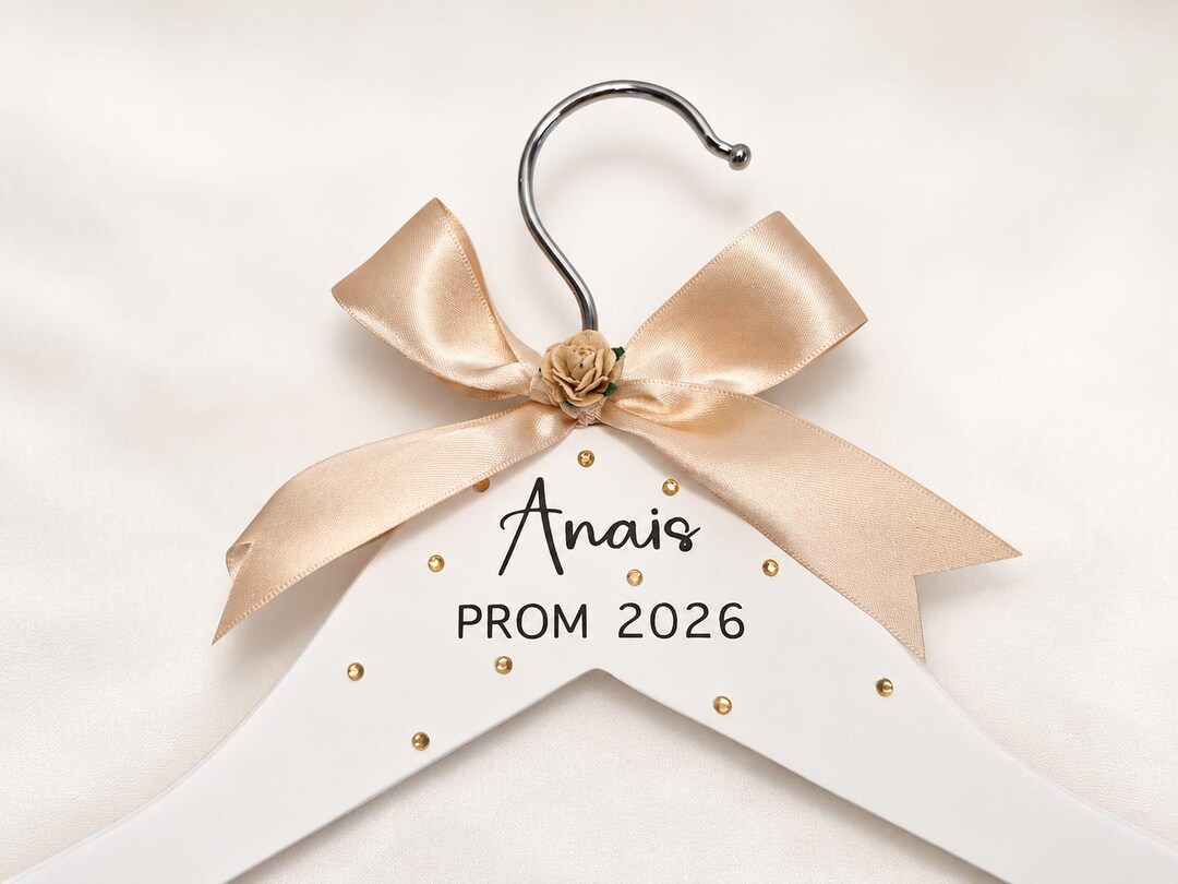 Prom Hanger, Personalised Prom Dress Hanger - Etsy UK