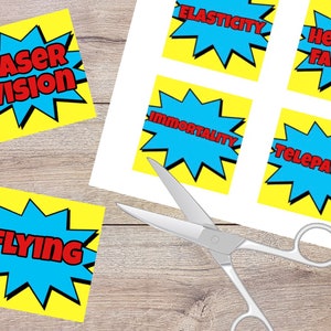 Superhero Party Printable, Birthday Cupcakes, 12 Different Designs ...