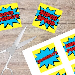 Superhero Party Printable, Birthday Cupcakes, 12 Different Designs ...