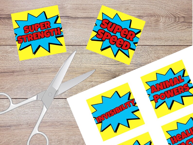 Superhero Party Printable, Birthday Cupcakes, 12 Different Designs ...