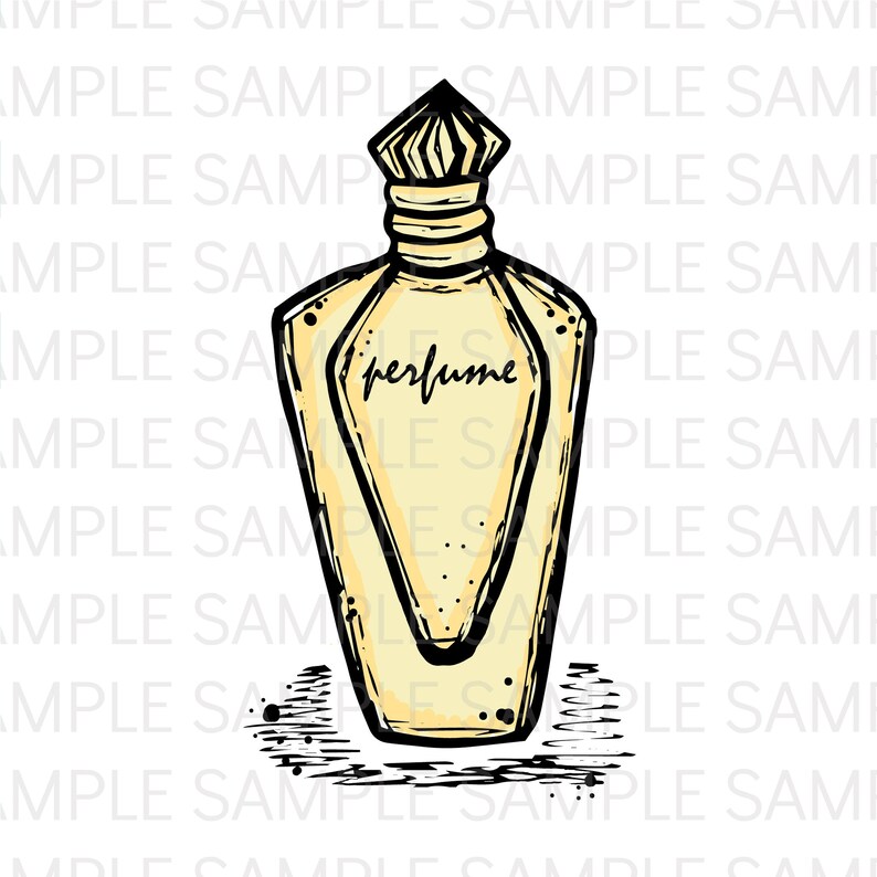 Perfume Bottles Clip Art Parfum Bottles Cologne Boudoir Fancy - Etsy