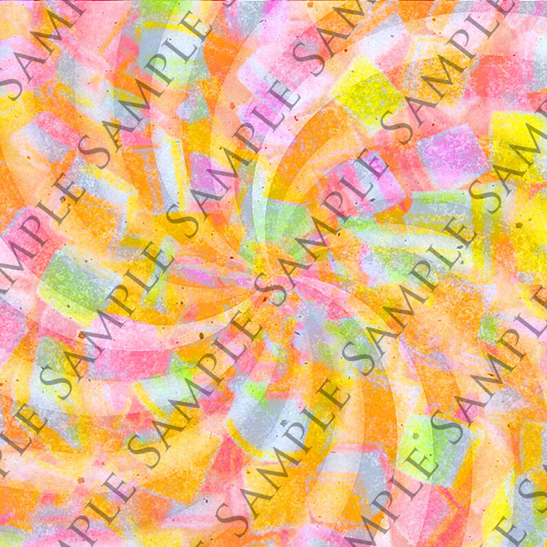 Candy Scrapbook Digital Paper Pack Swirls Pastel Colors - Etsy