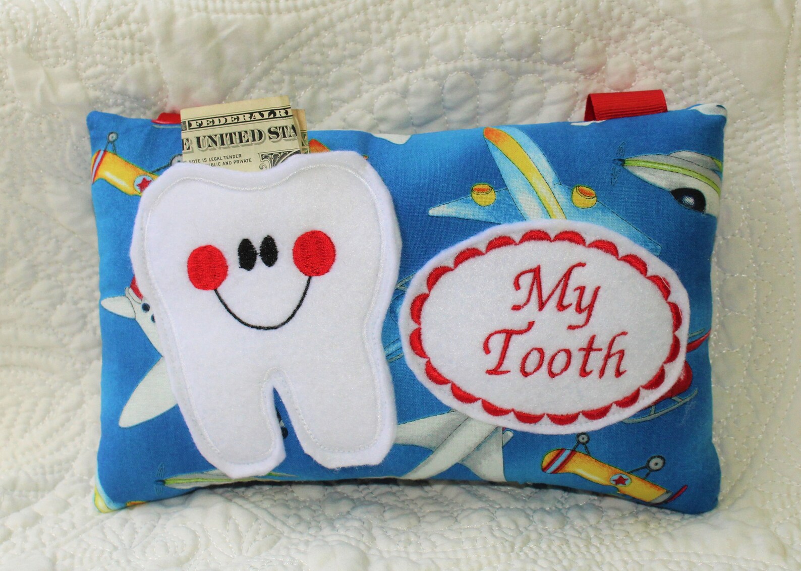 Tooth Fairy Pillow Tooth Fairy Pillow Boys Boys Tooth | Etsy