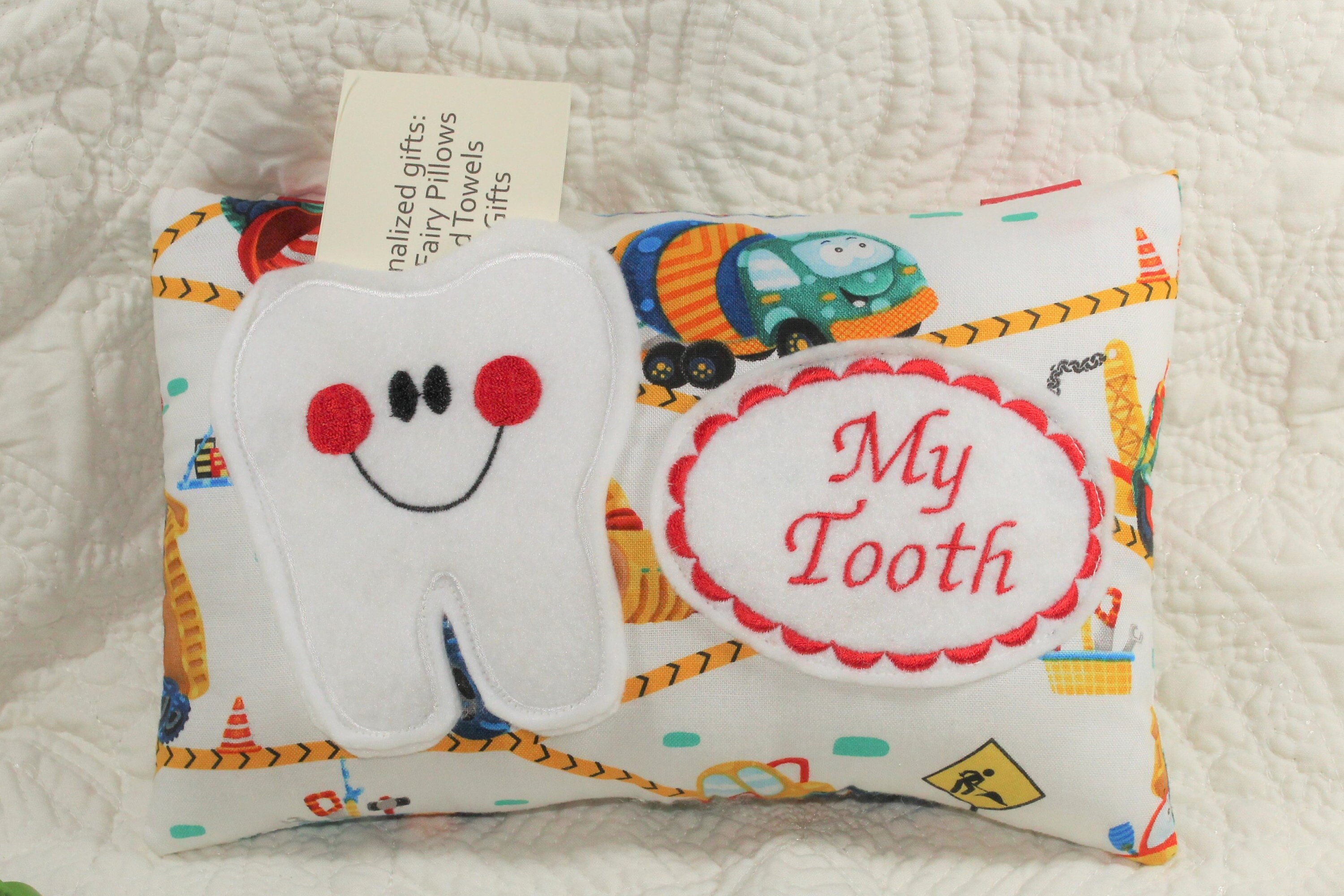 Tooth Fairy Pillow Boys Tooth Fairy Pillow Personalized | Etsy