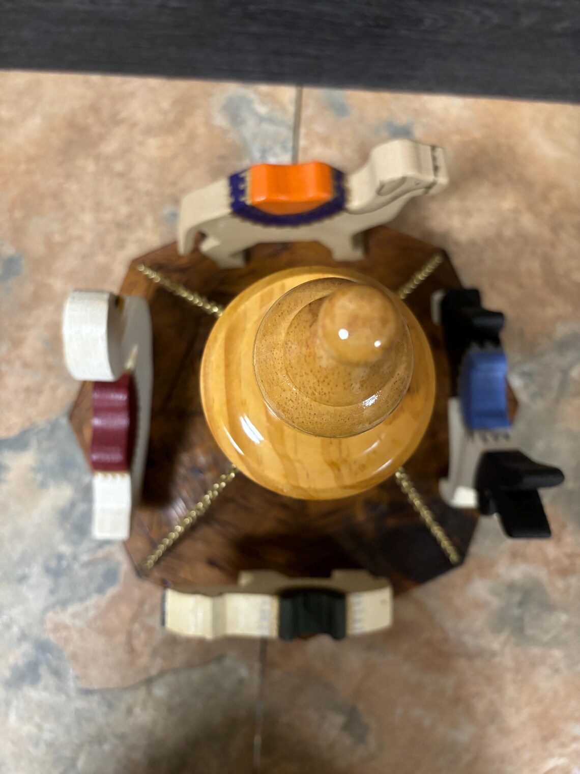 Handmade Wooden Carousel: Heirloom Animal Turning Toy - Etsy