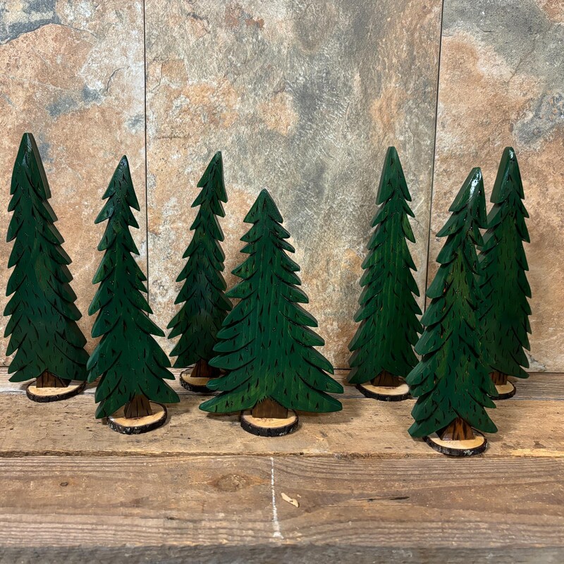 Wooden Tree Decor - Etsy