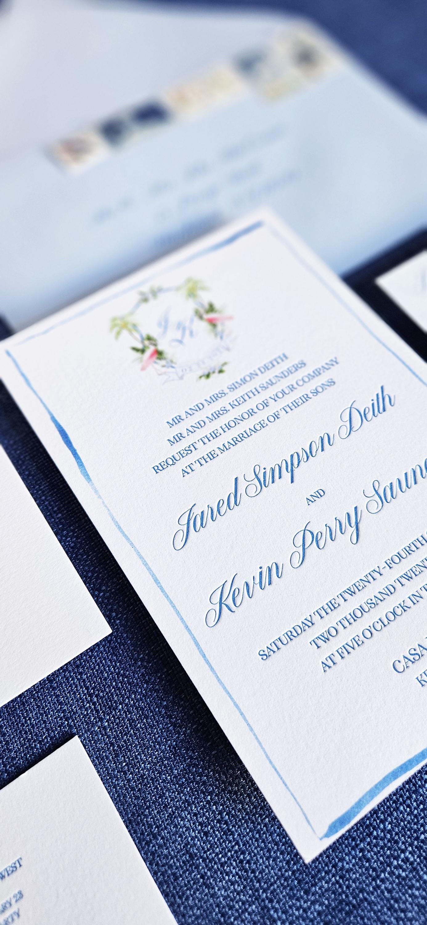Key West Florida Wedding Invitations | Casa Marina | the Jared ...