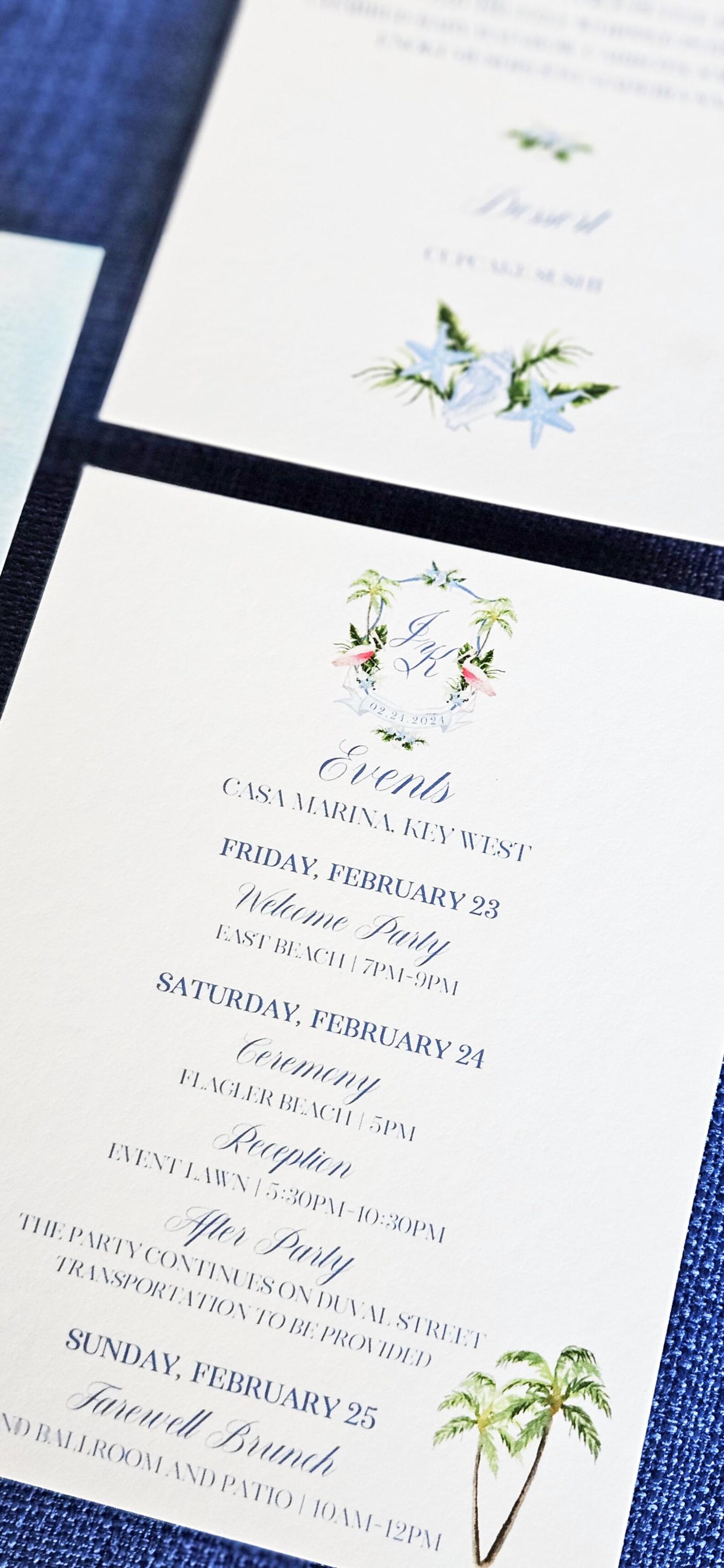 Key West Florida Wedding Invitations Casa Marina - Etsy