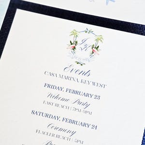 Key West Florida Wedding Invitations Casa Marina - Etsy