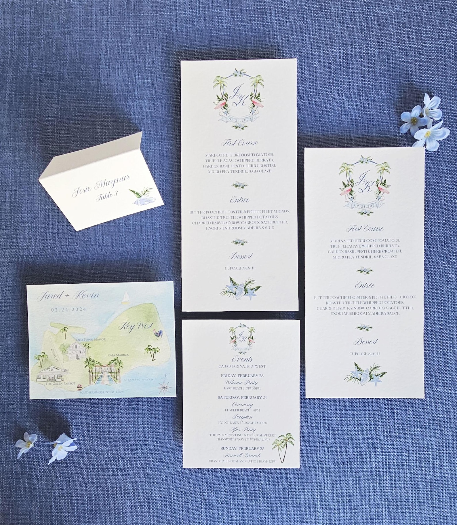 Key West Florida Wedding Invitations | Casa Marina | the Jared ...