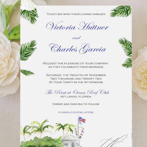Key Largo Wedding Invitations | Ocean Reef Club | the Tori Collection ...