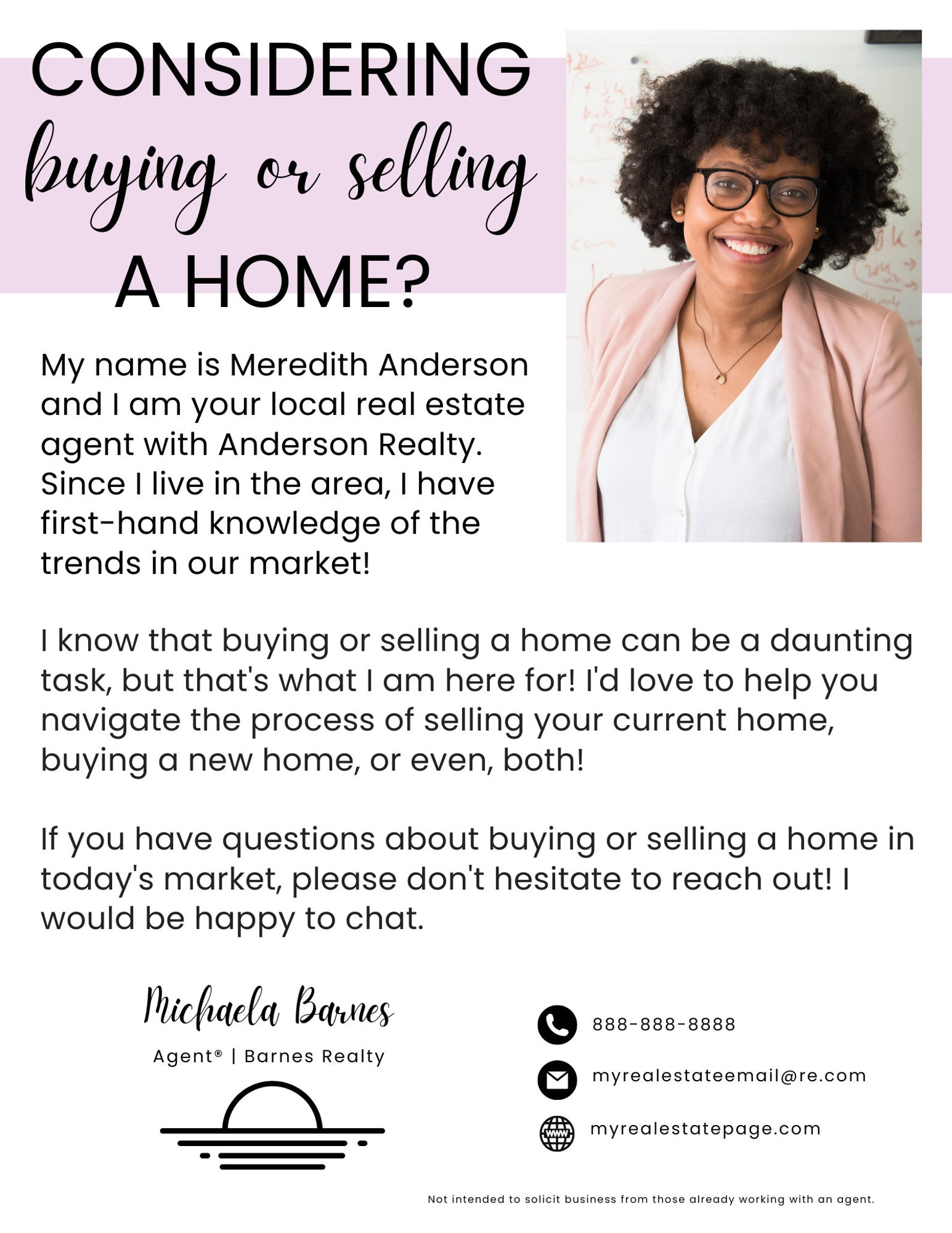 Buying or Selling Marketing Mailer for Real Estate Agents - Etsy