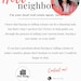 Hello Neighbor Marketing Letter for Realtors and Lenders Real Estate ...