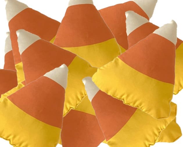 Candy Corn Pillow PDF Pattern for Printing on Fabric - Etsy
