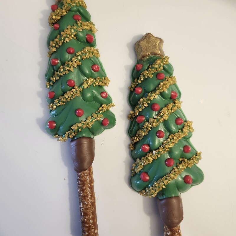 Christmas Pretzel Rods - Etsy