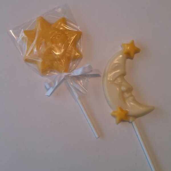Moon Chocolate Lollipop Mold - Etsy