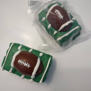 Sport Chocolate Covered Rice Krispie Treats Vanilla Flavored Football ...