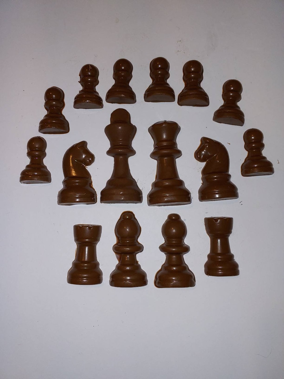 Chocolate Chess Pieces(16) - Etsy