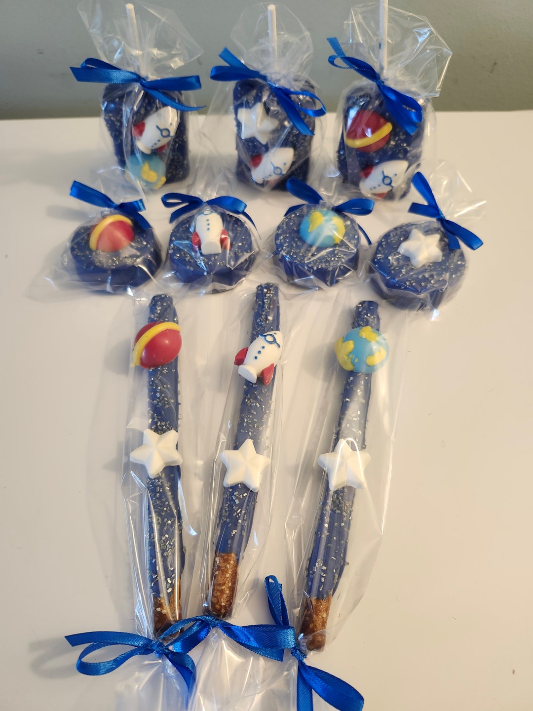 Out of This World Outer Space Rocket Ship Party Pack Oreos(4) Pretzel ...