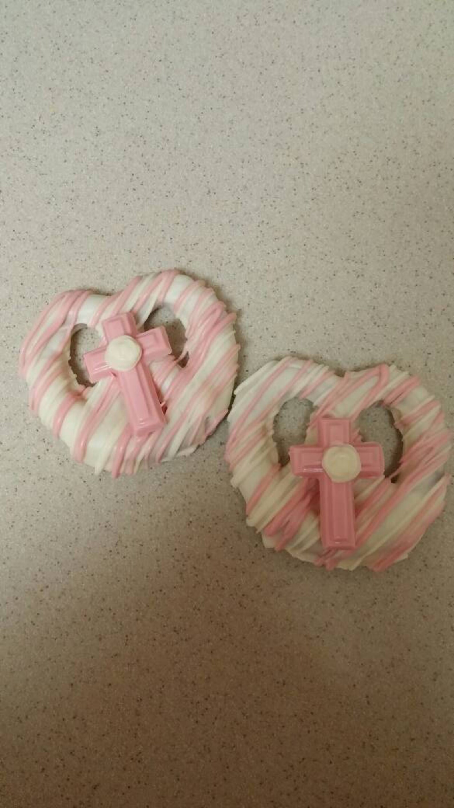 Chocolate Covered Pretzels With Cross for Christening, Communion, or ...