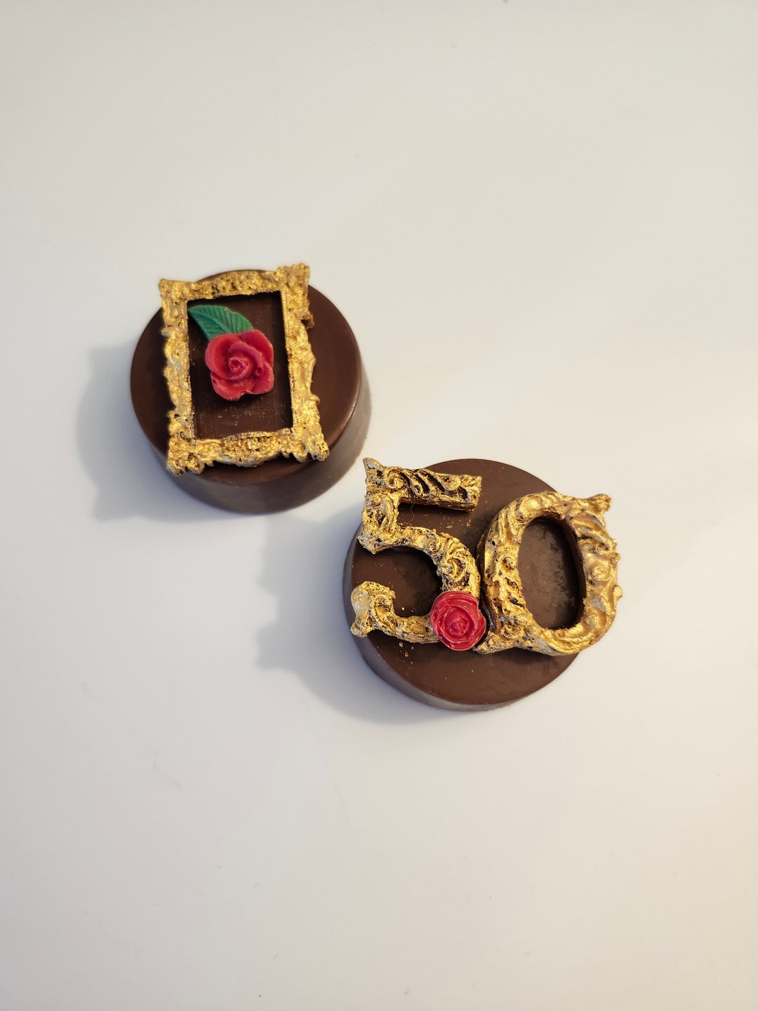 Gold Frame With Rose Gold Numbers Chocolate Covered Oreos12 Birthday ...