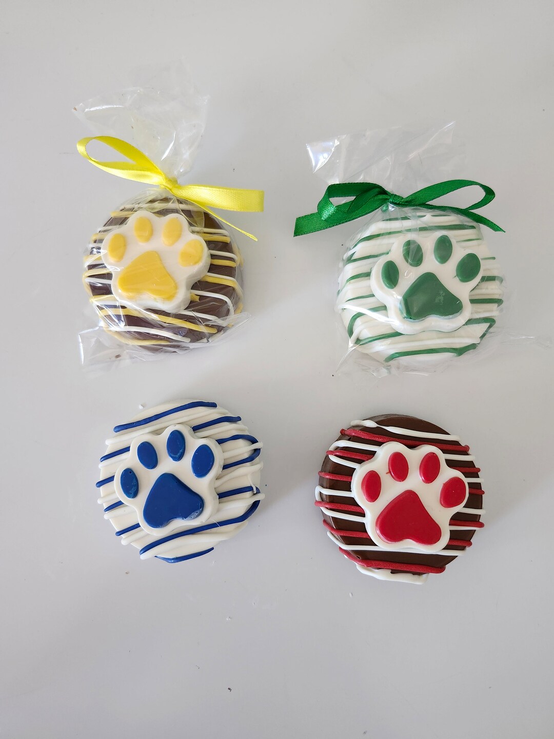 Paw Print Chocolate Covered Oreos(12) Birthday Dog Cat - Etsy