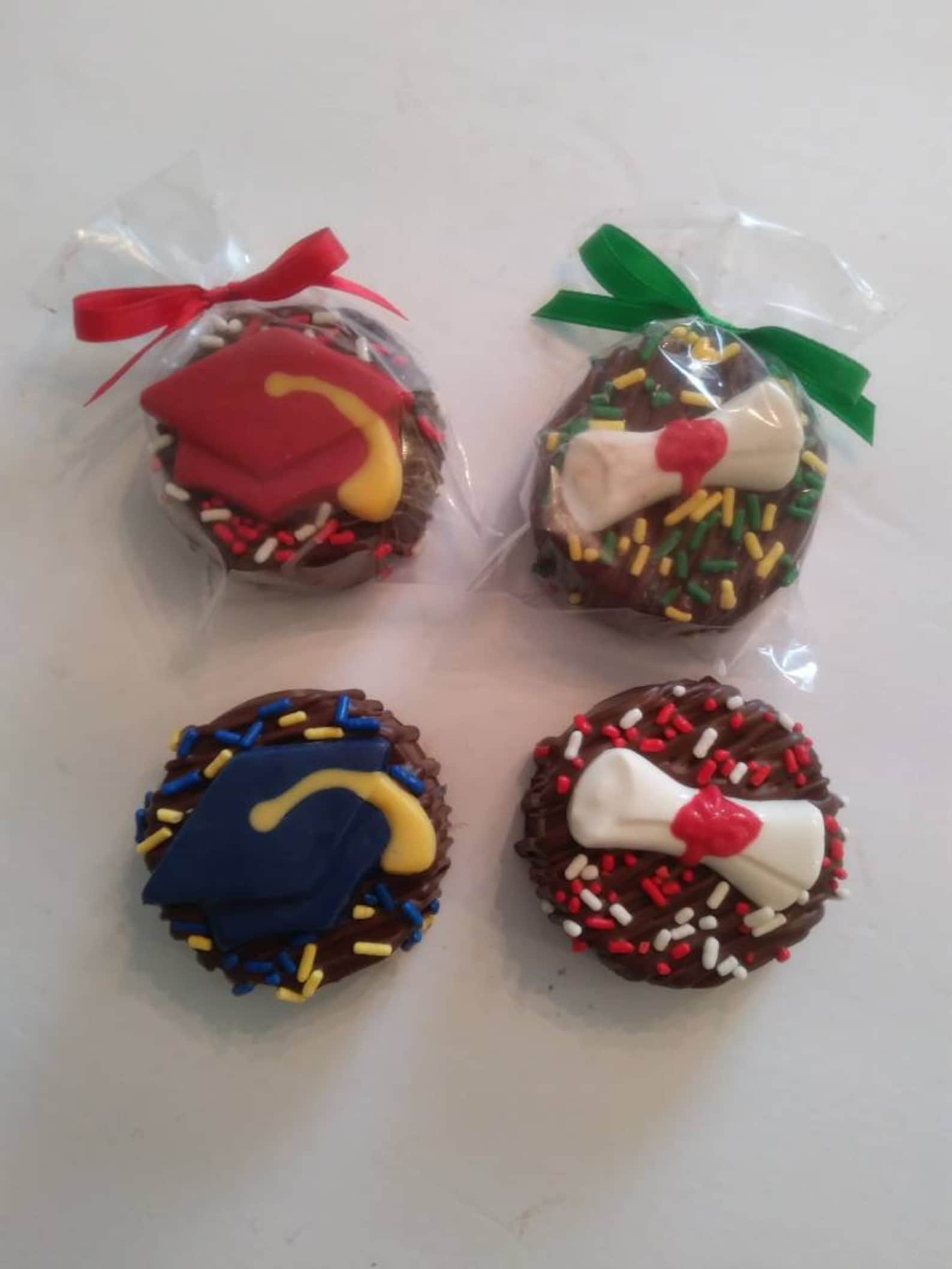 Graduation Diploma Cap Chocolate Covered Oreos(12) - Etsy