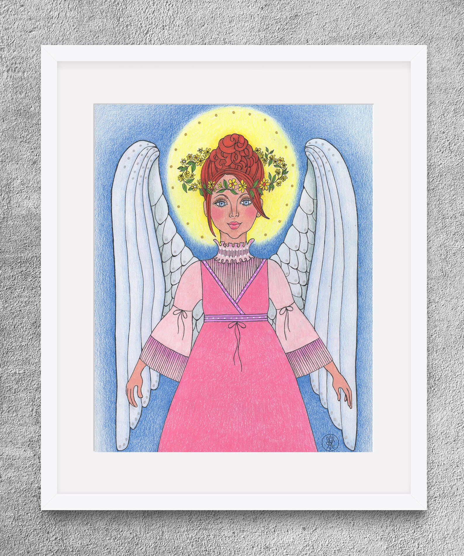 Angel Wall Art, Archangel Ariel, Angel Art, Archangel Ariel Art, Angel ...