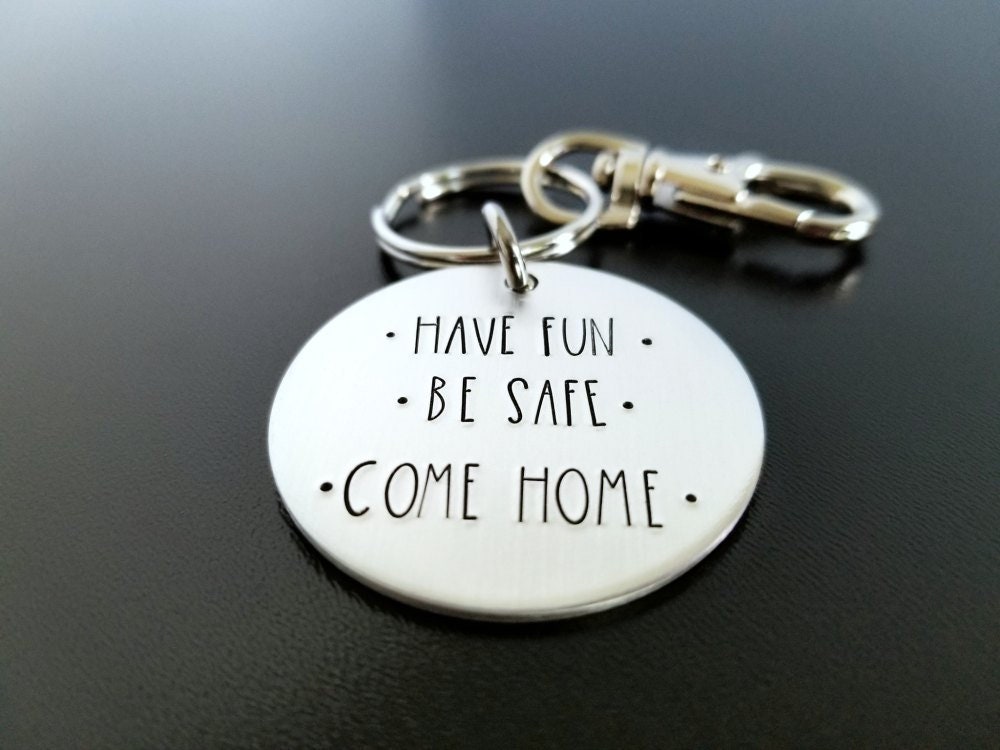 New Driver Personalized Keychain for Teen, Driver License, Be Safe ...