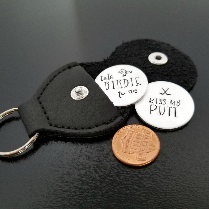 Personalized Golf Ball Marker Keychain Anniversary Gift for - Etsy