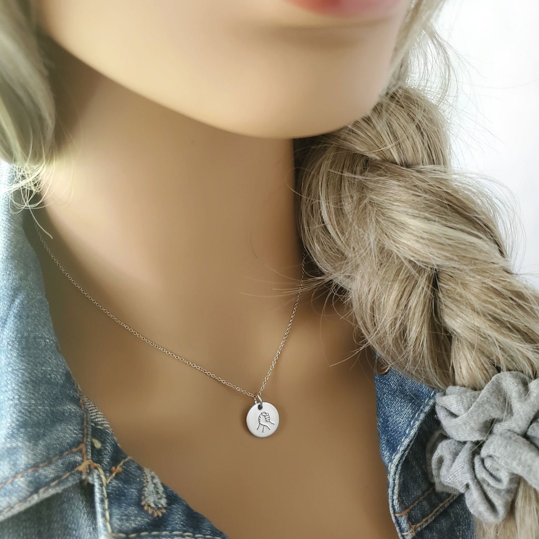 Black Lives Matter Necklace, Unity Holding Hands, Equality, Pride ...