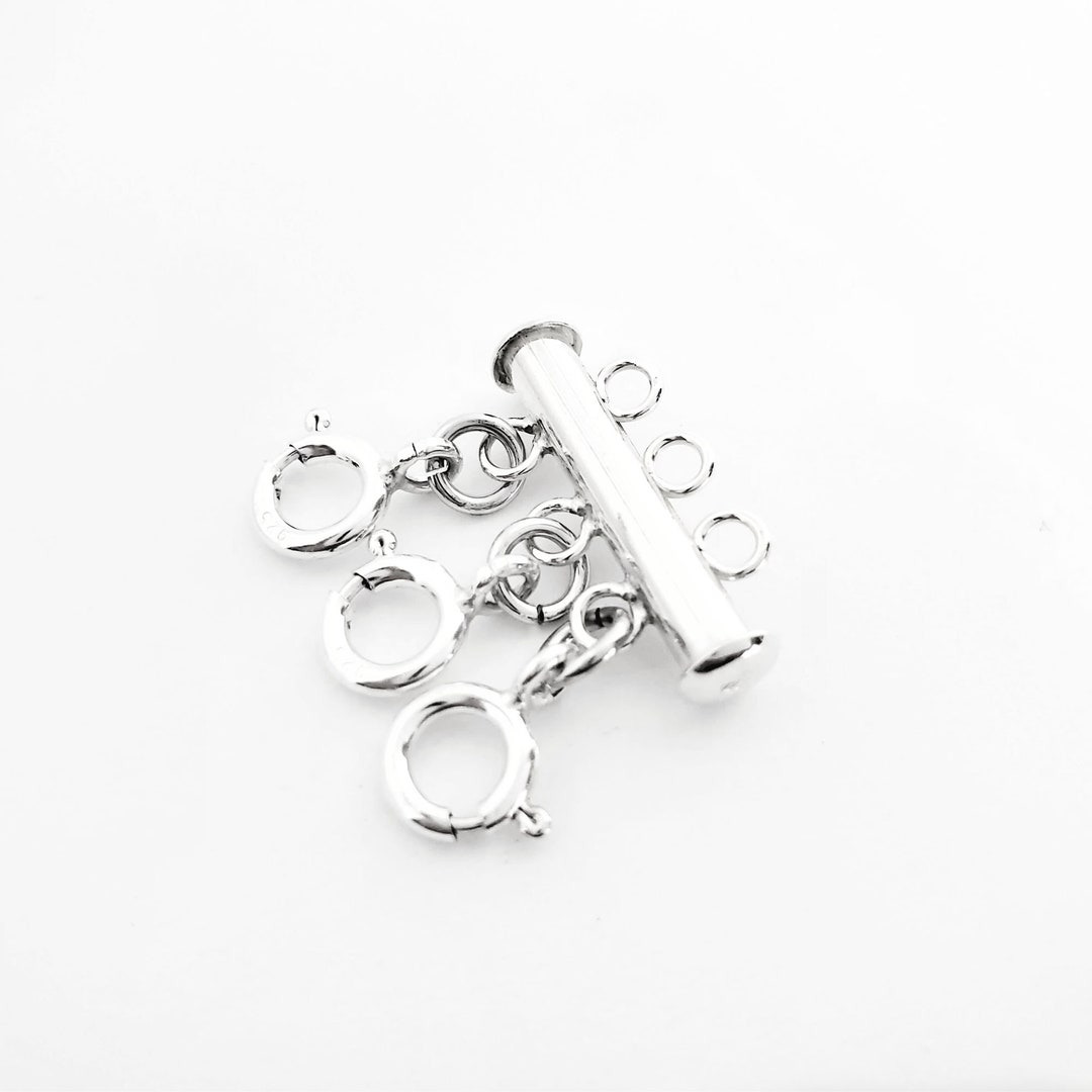 Layered Necklace Clasp, Multi Strand Detangler, Silver Plate or Gold ...