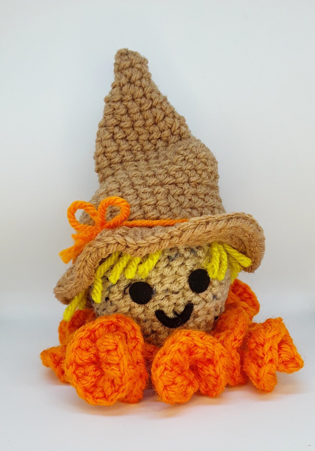 Crochet Scarecrow Octopus, Nick - Etsy