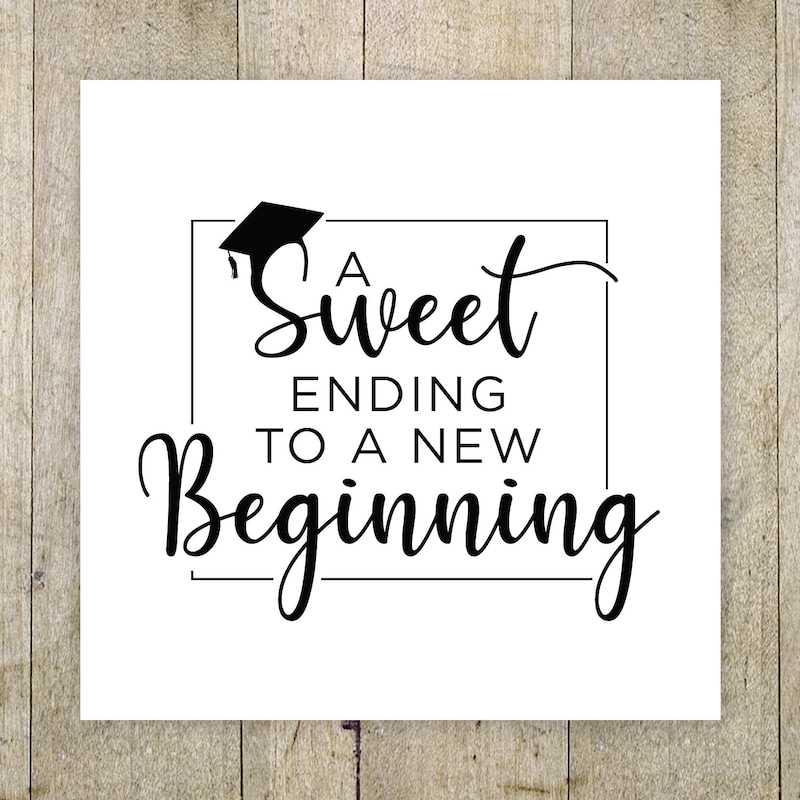 A Sweet Ending to a New Beginning - Etsy