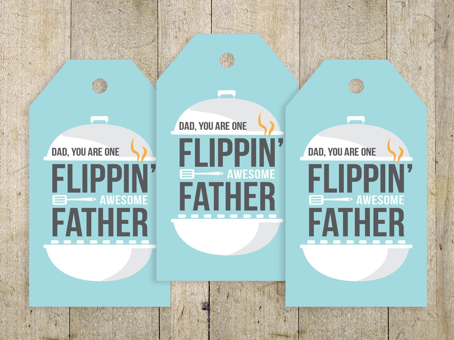 Father's Day Printable Tag Happy Fathers Day Tag Gift Tag Funny Fathers ...