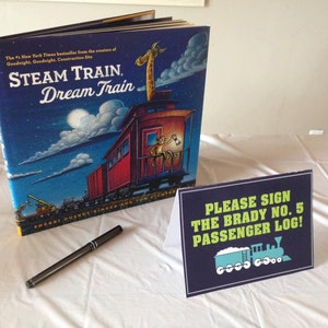 Train Birthday Party Set, Custom Train Birthday Kit, Printable Train ...