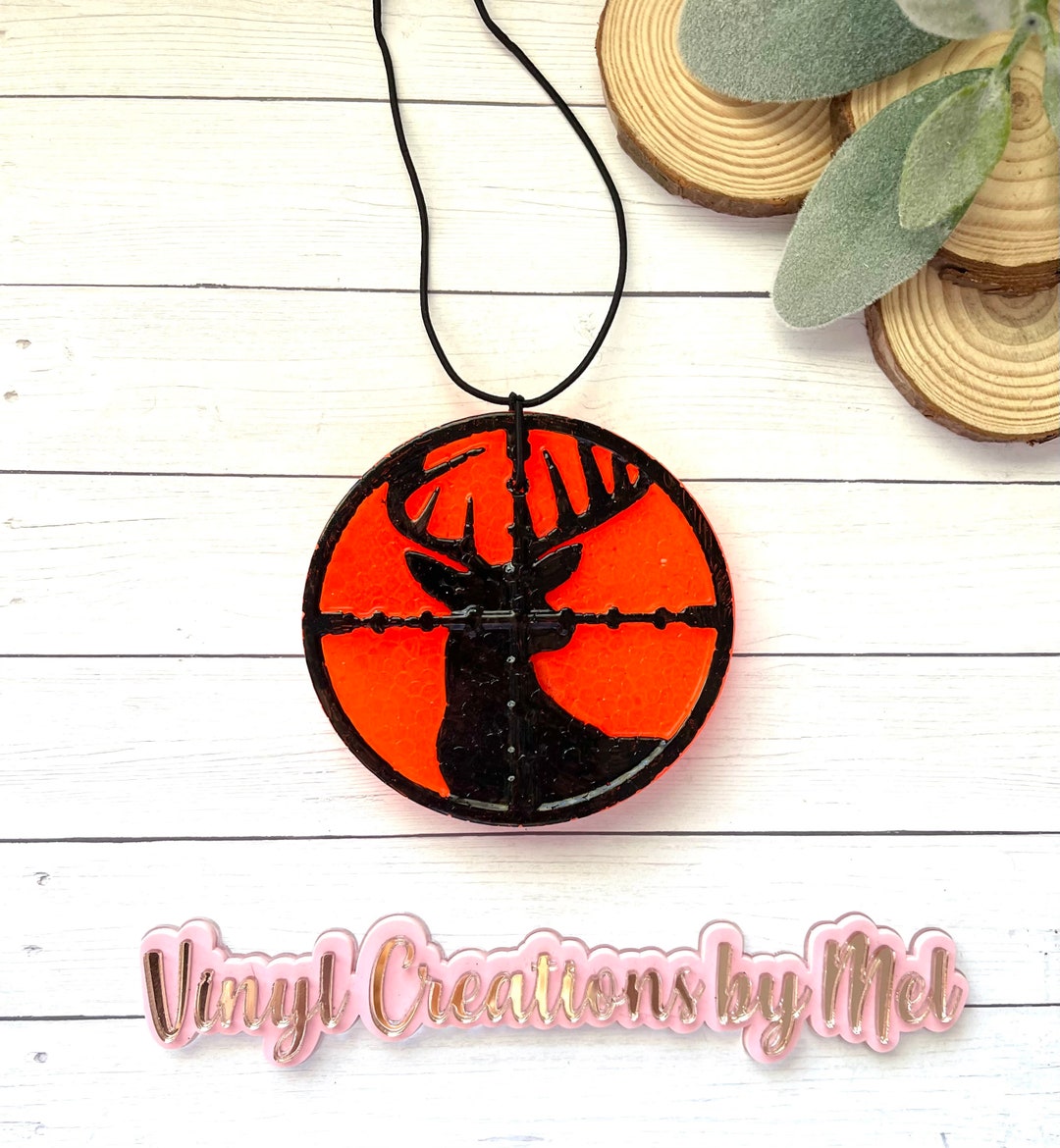 Deer in Sights Car Freshie, Car Air Freshener, Freshie, Aroma Bead Car ...