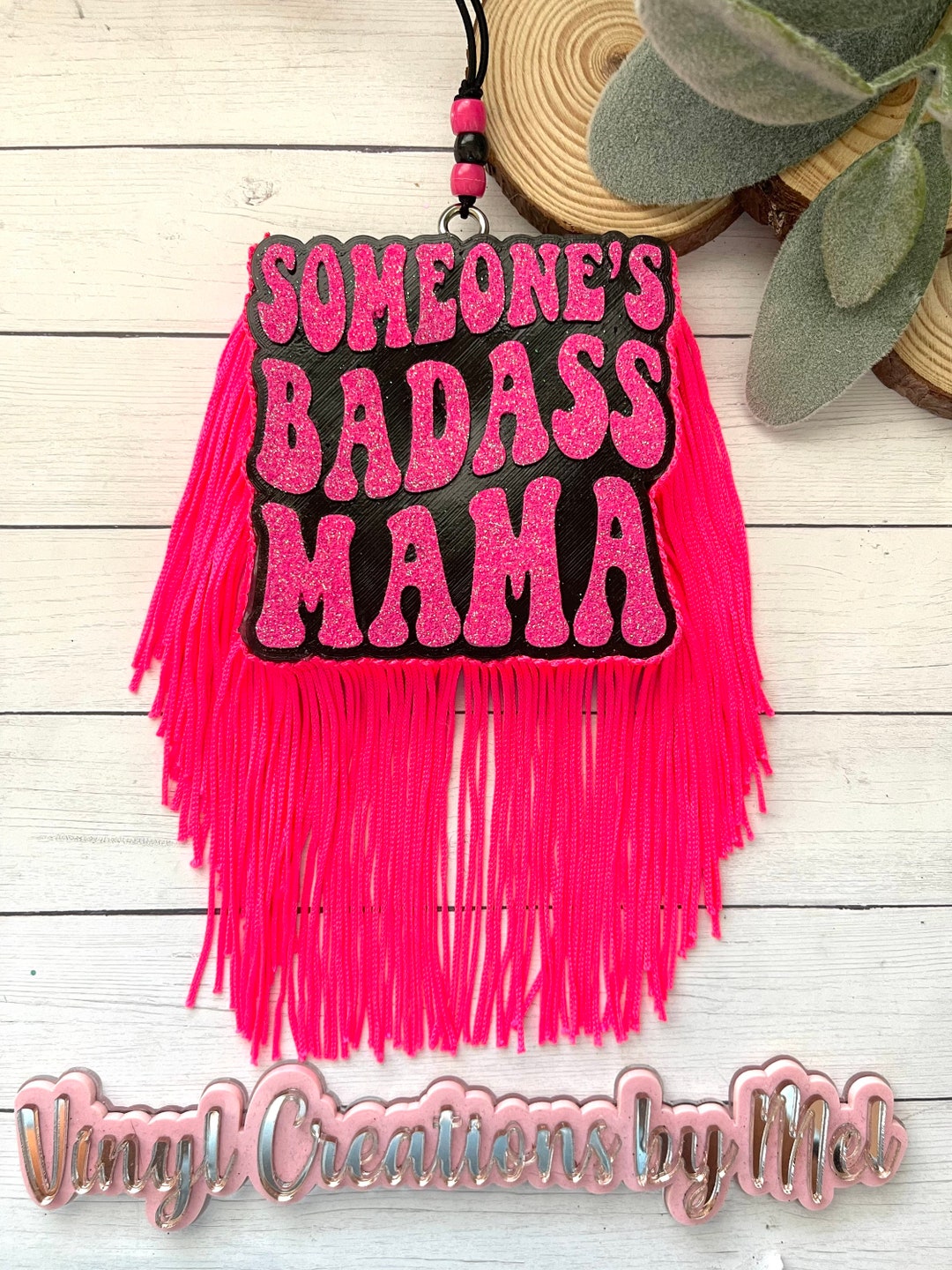 Someones Badass Mama Car Air Freshener Freshie Aroma Bead Car Freshie