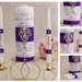 Royal Purple Unity Candle Set Wedding Unity Candle Set - Etsy