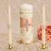 Rose Gold Unity Candle Set Wedding Unity Candle Set - Etsy