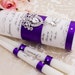 Royal Purple Unity Candle Set Wedding Unity Candle Set - Etsy