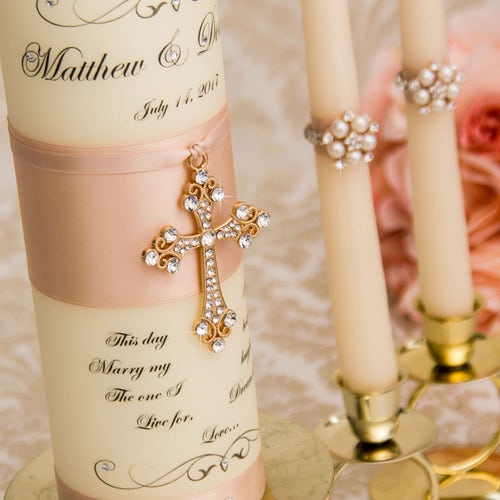 Personalized Wedding Unity Candle Set Wedding Candles Set - Etsy