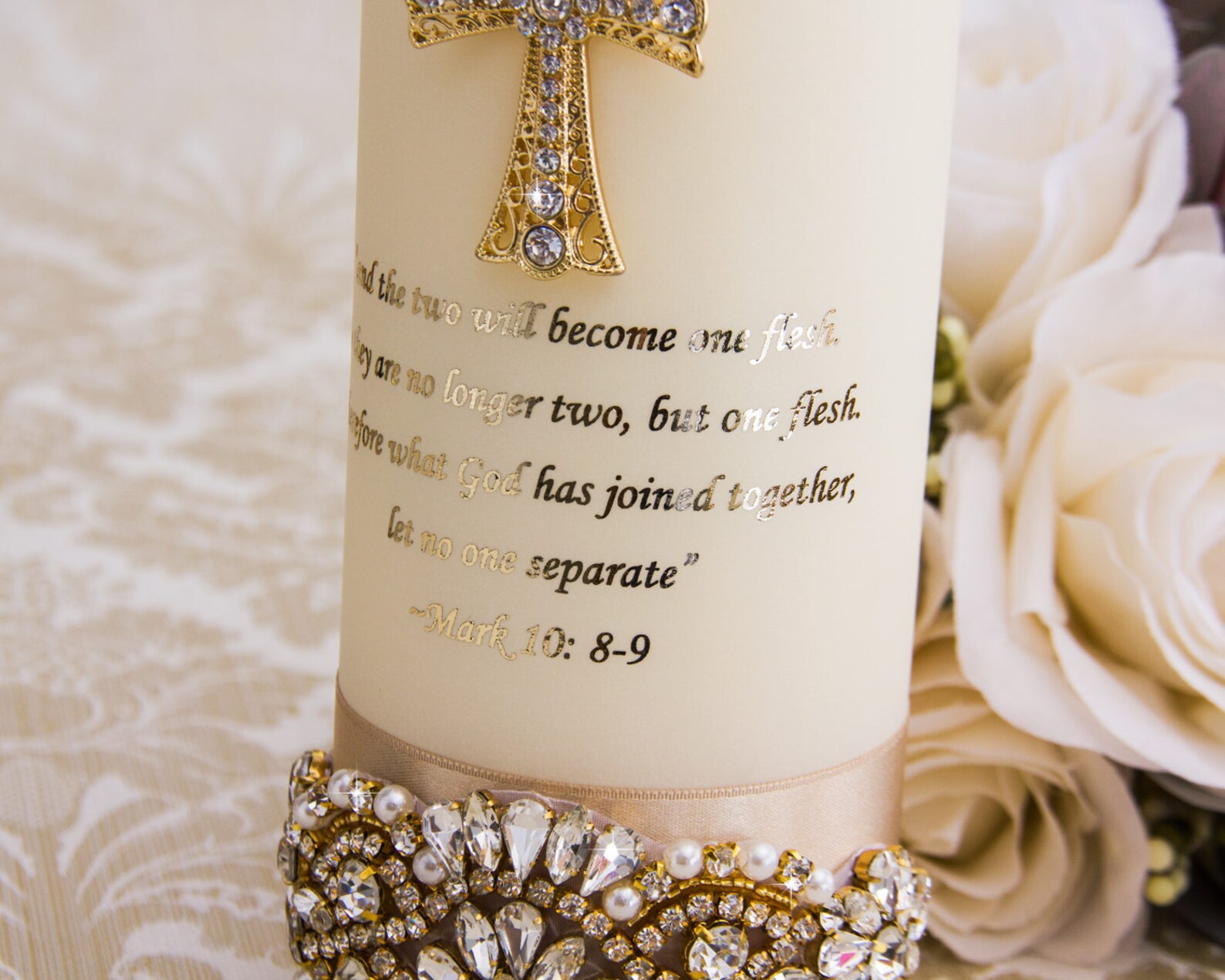 Gold Unity Candle Set Wedding Unity Candles Gold Wedding - Etsy